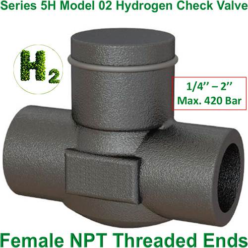 Hydrogen Check Valve, 800# H2 Check Valve, 800# Hydrogen Check Valve, 1500# H2 Check Valve, 1500 ...